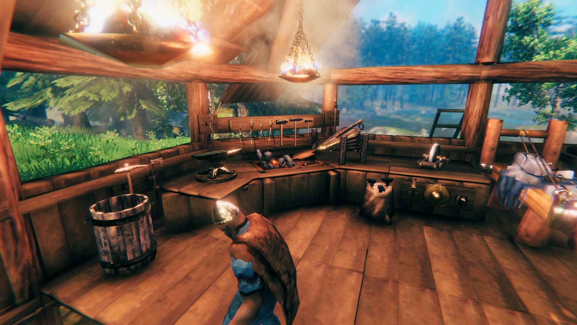 NEW FORGE FOLLOW UP... perhaps can be built into stone also. Hows err look? She feels clean to ...