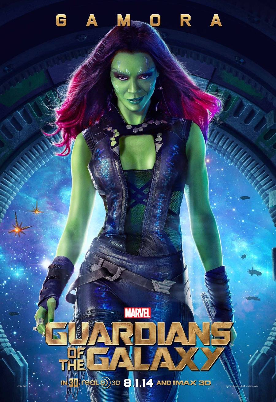 New GotG character poster featuring Gamora | Scrolller