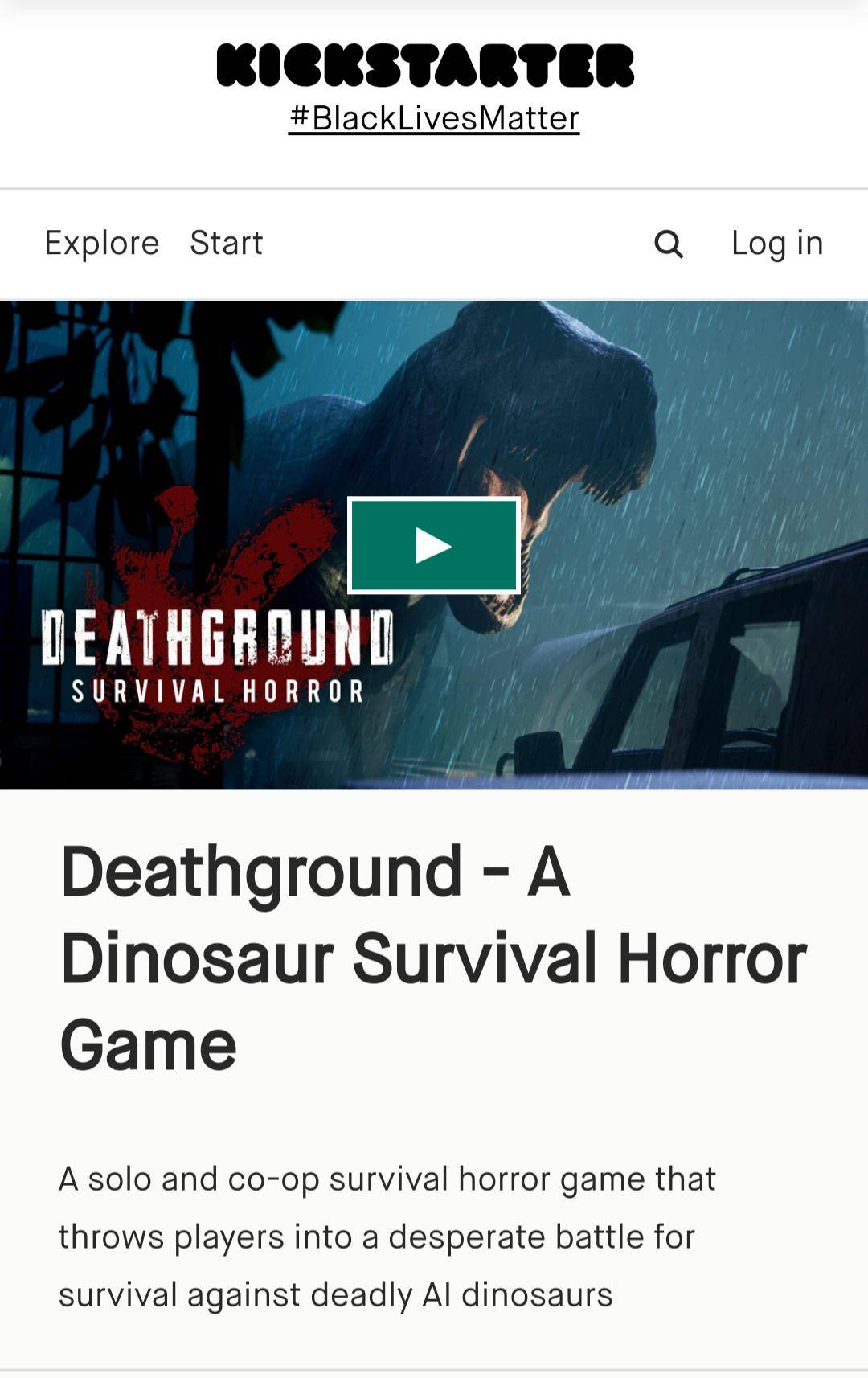 New Jurrasic Park based Dinosaur Survival game Deathground. Looking super good | Scrolller
