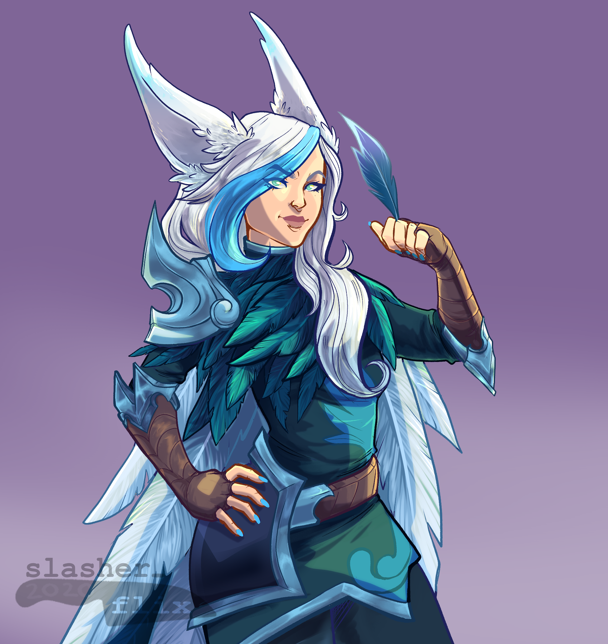 new mastery milestone means celebratory xayah fanart :') | Scrolller