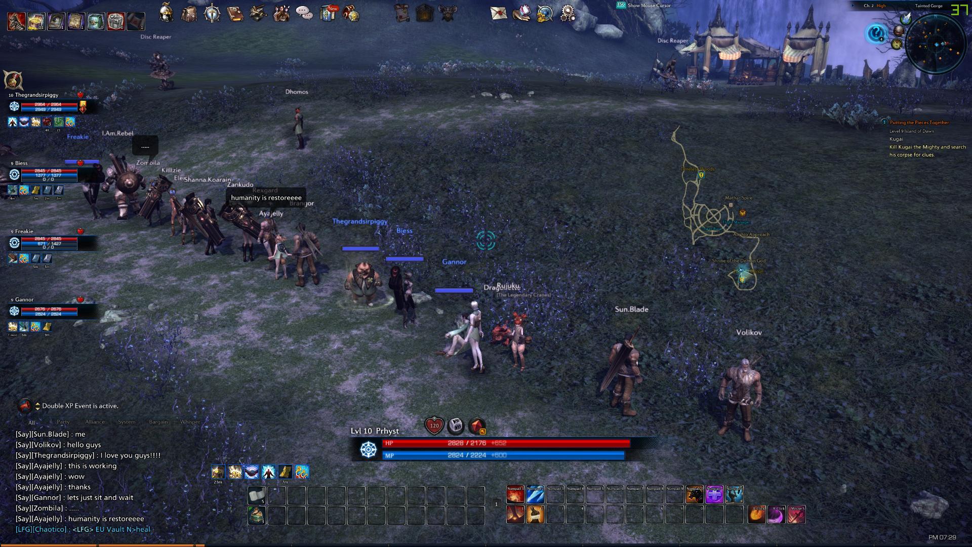 New players farming a quest mob. Impressed. | Scrolller