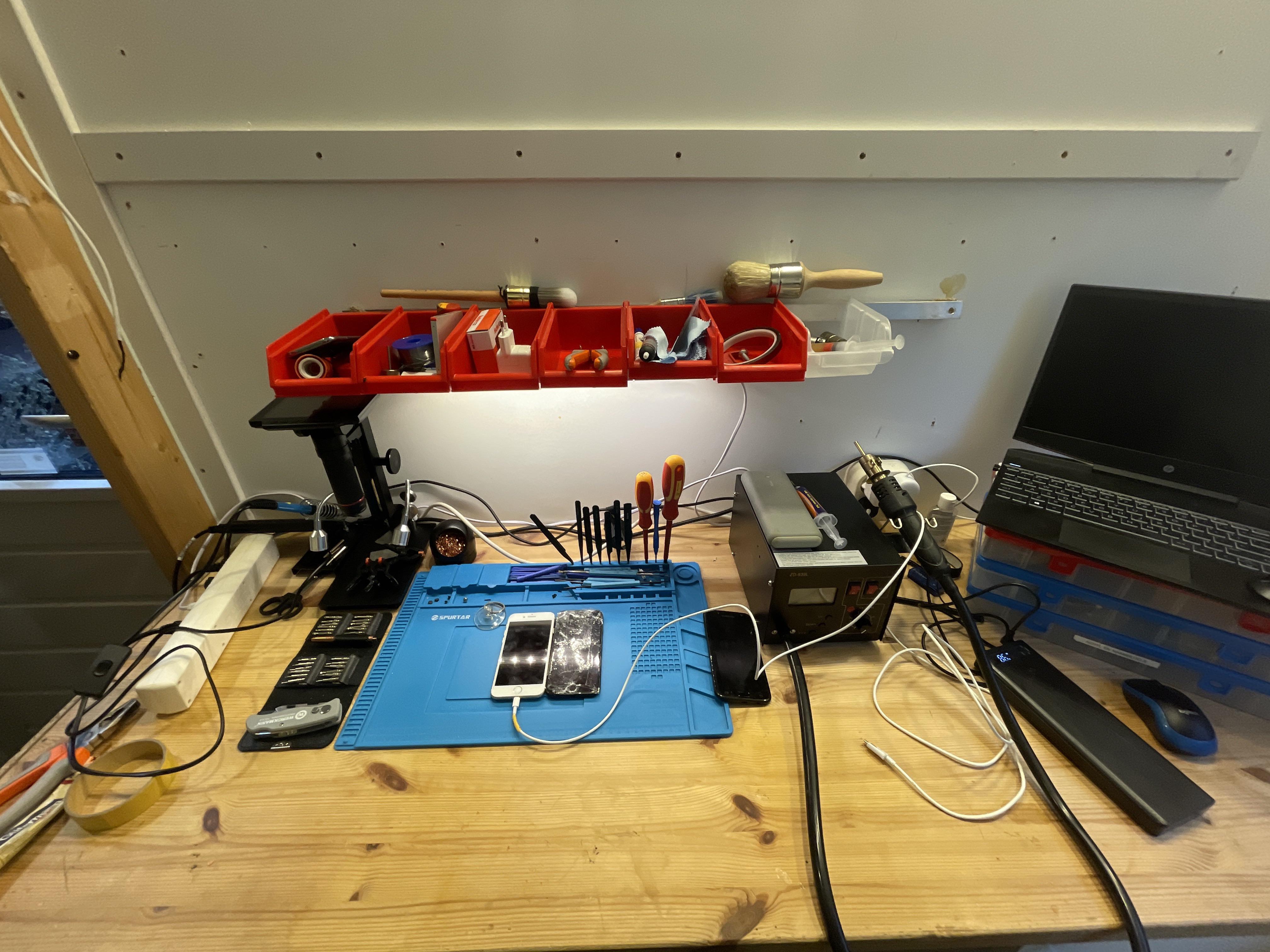 New repair and soldering setup. Any tips? | Scrolller