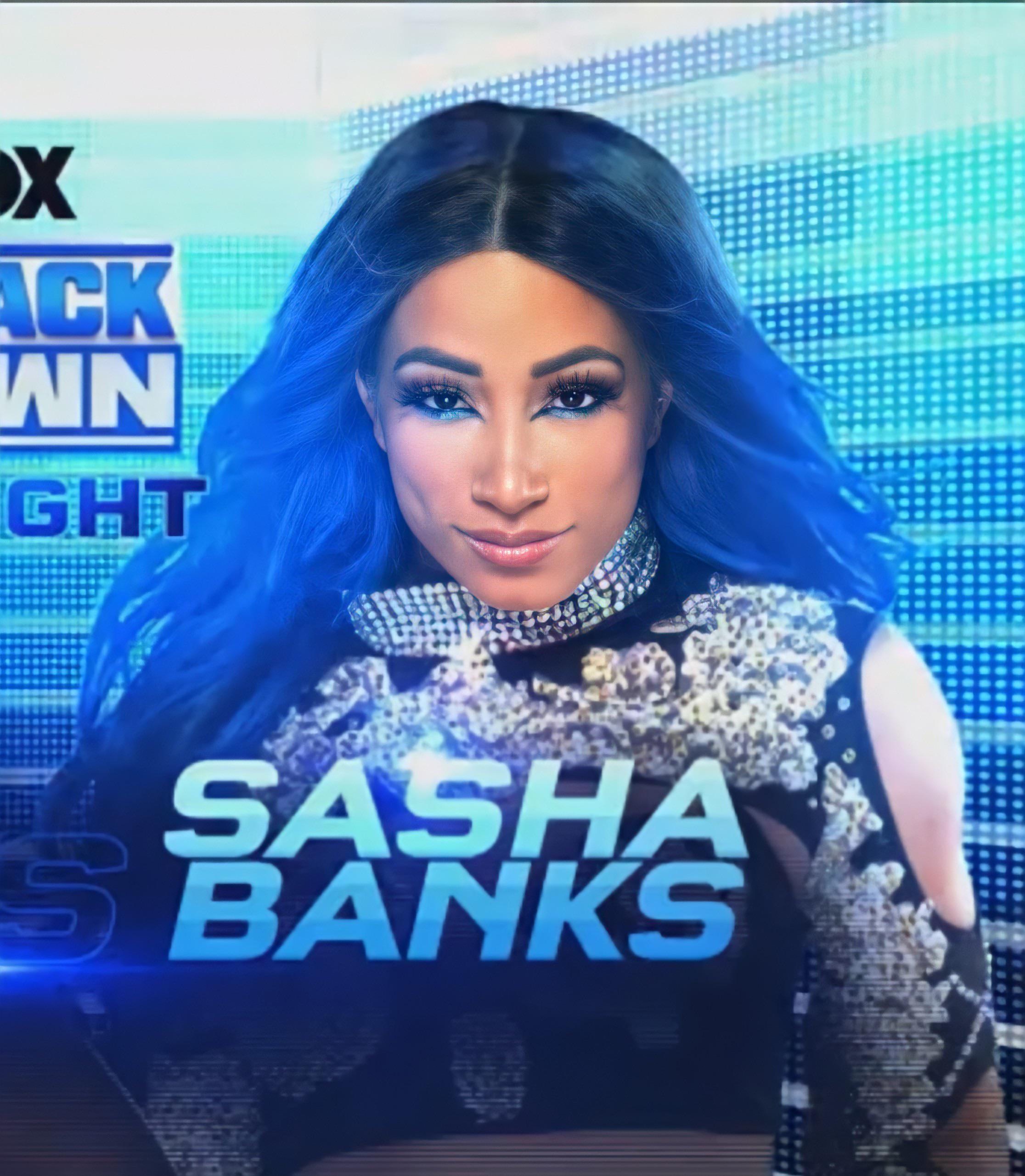 New Sasha Banks match card render | Scrolller
