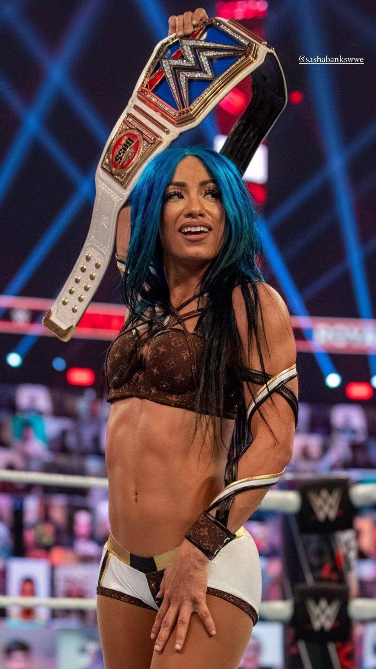 New Sasha Banks photo from Royal Rumble 2021 | Scrolller