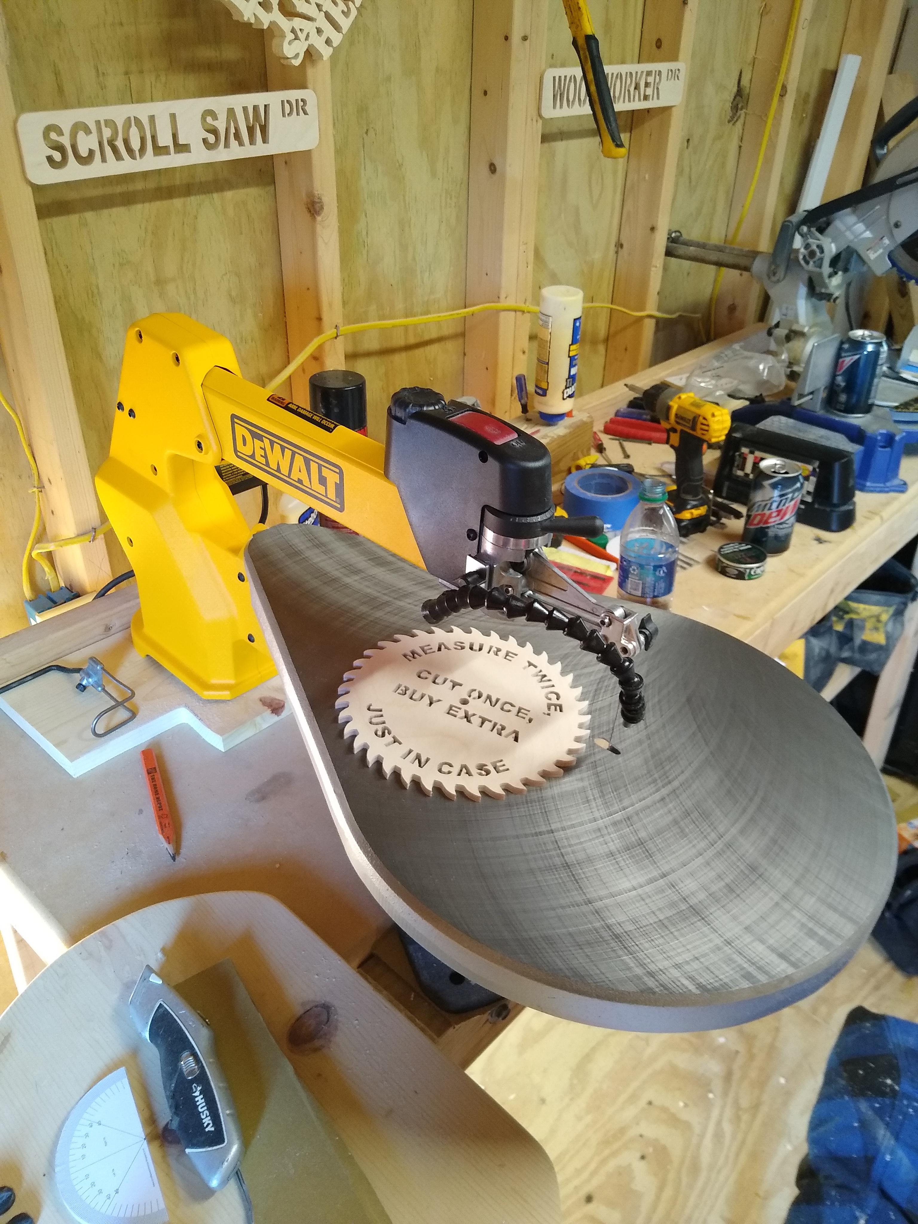 New scroll saw came in today.. Amazing saw!! | Scrolller