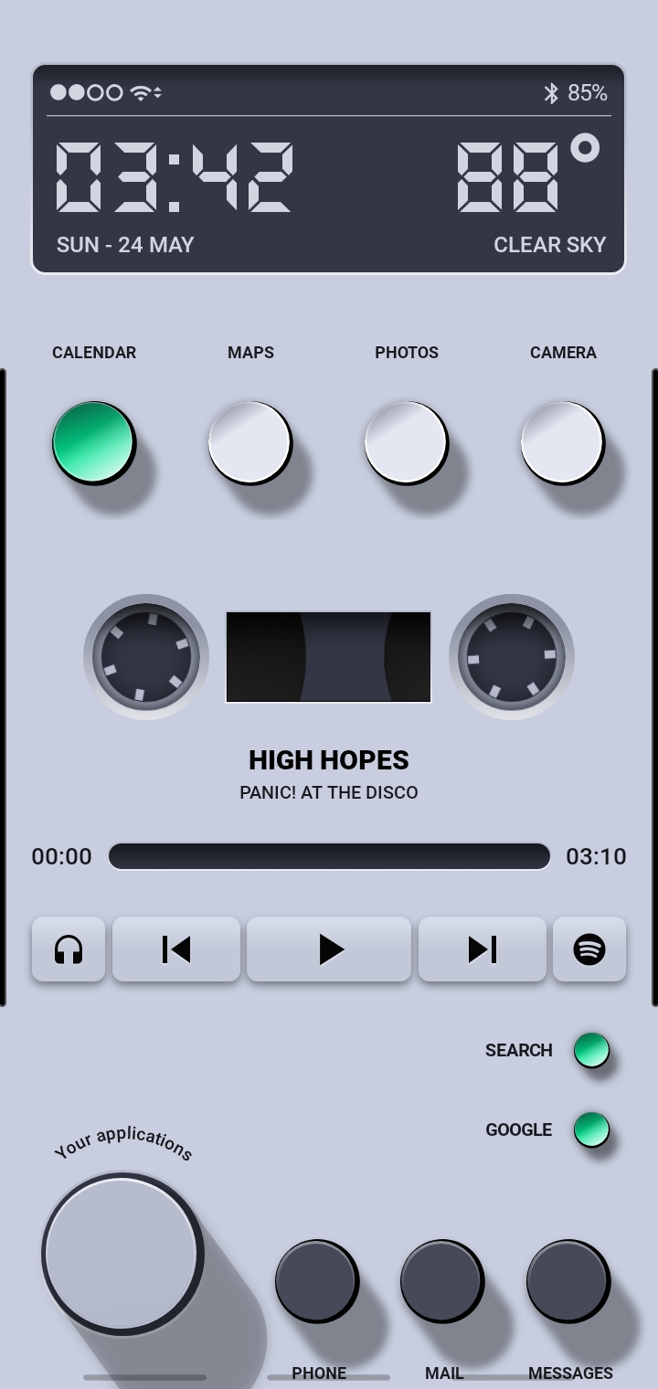 New Set up using Nova + KWGT+KLWP | Scrolller