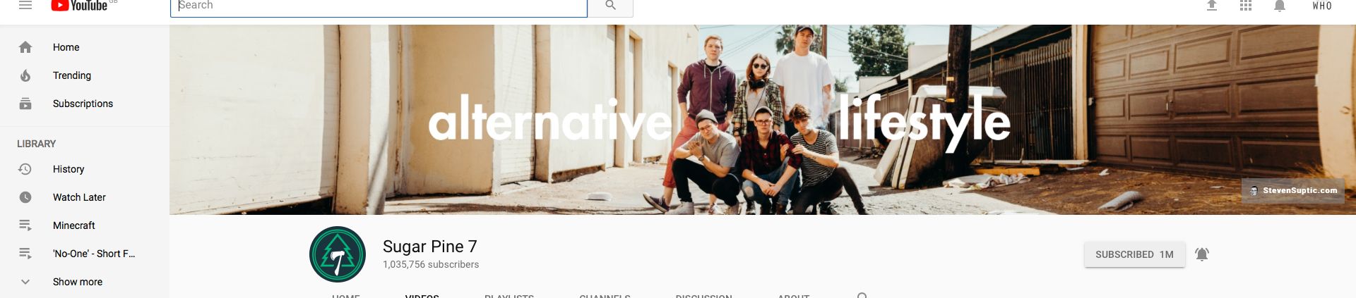 NEW SUGARPINE 7 BANNER! | Scrolller