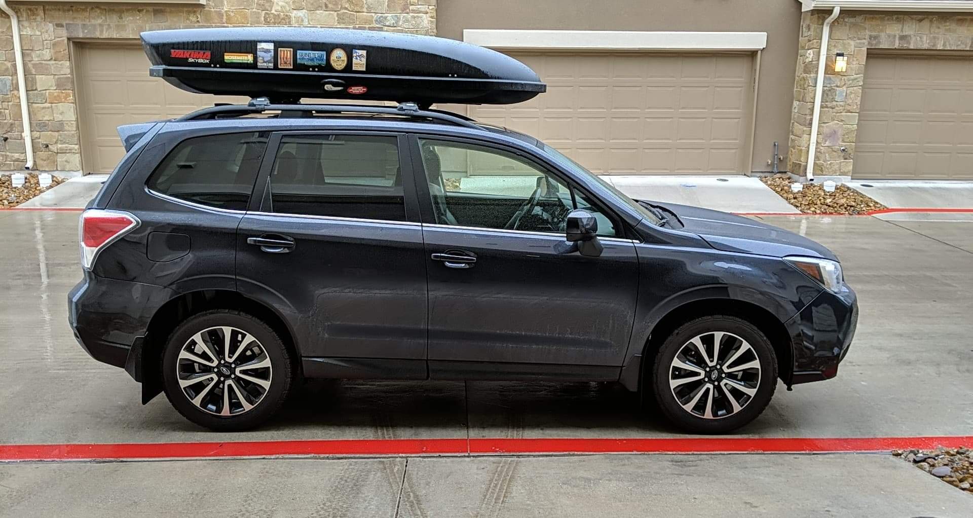 New tires, new crossbars, and a used cargo box. $1000 of bargains later, I'm ready for a Rockies ...