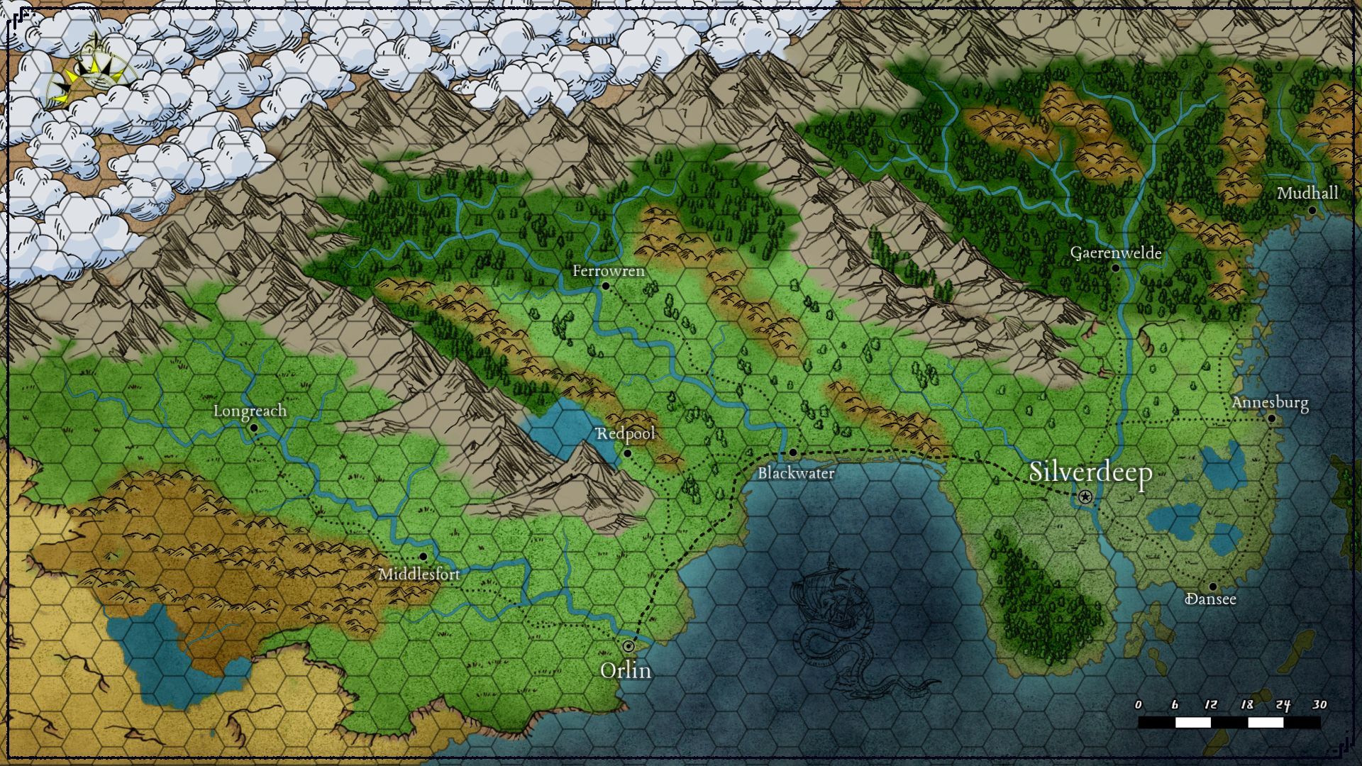 New to Wonderdraft. First campaign map. | Scrolller