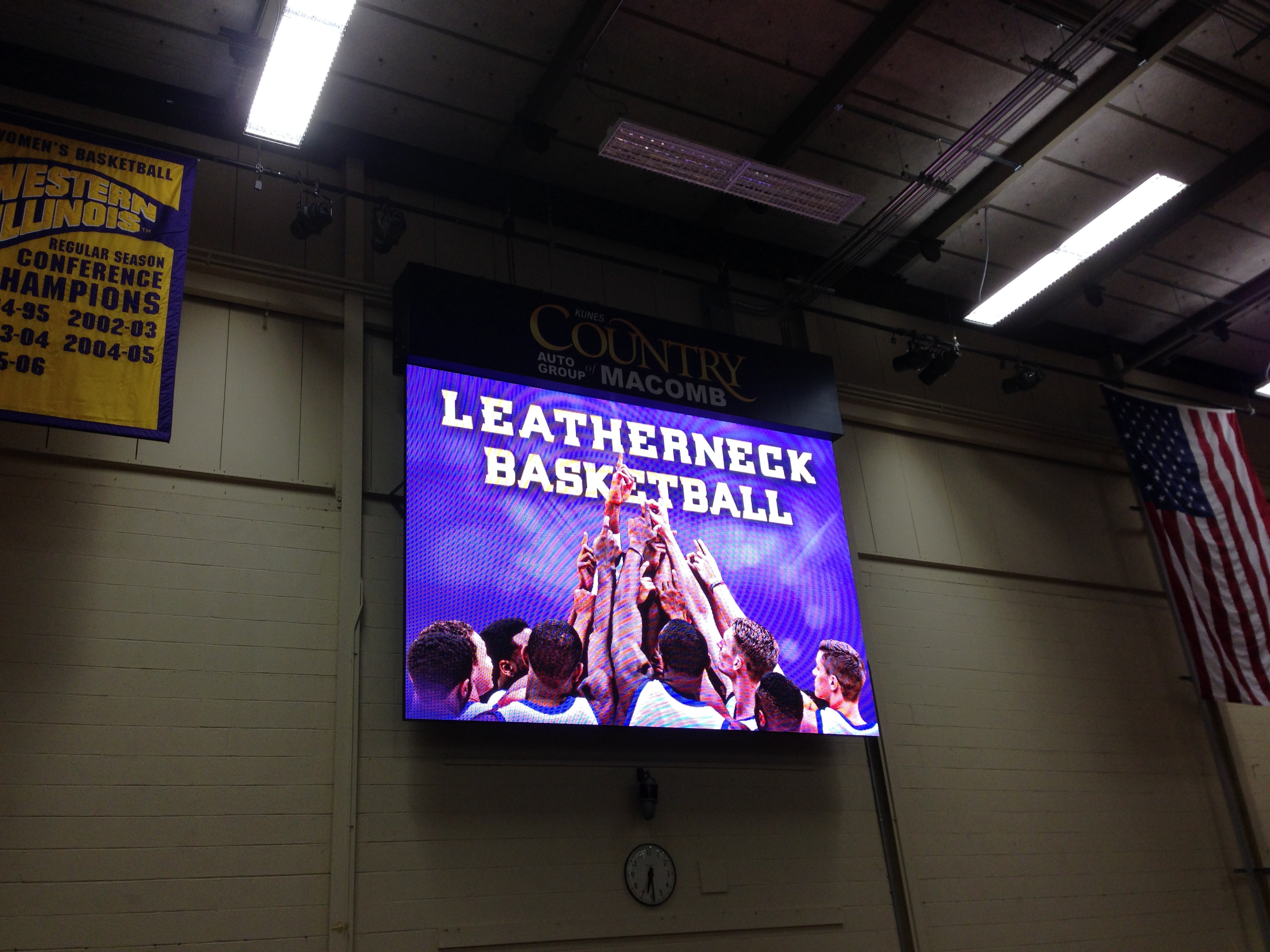 New Video Boards in Western Hall | Scrolller