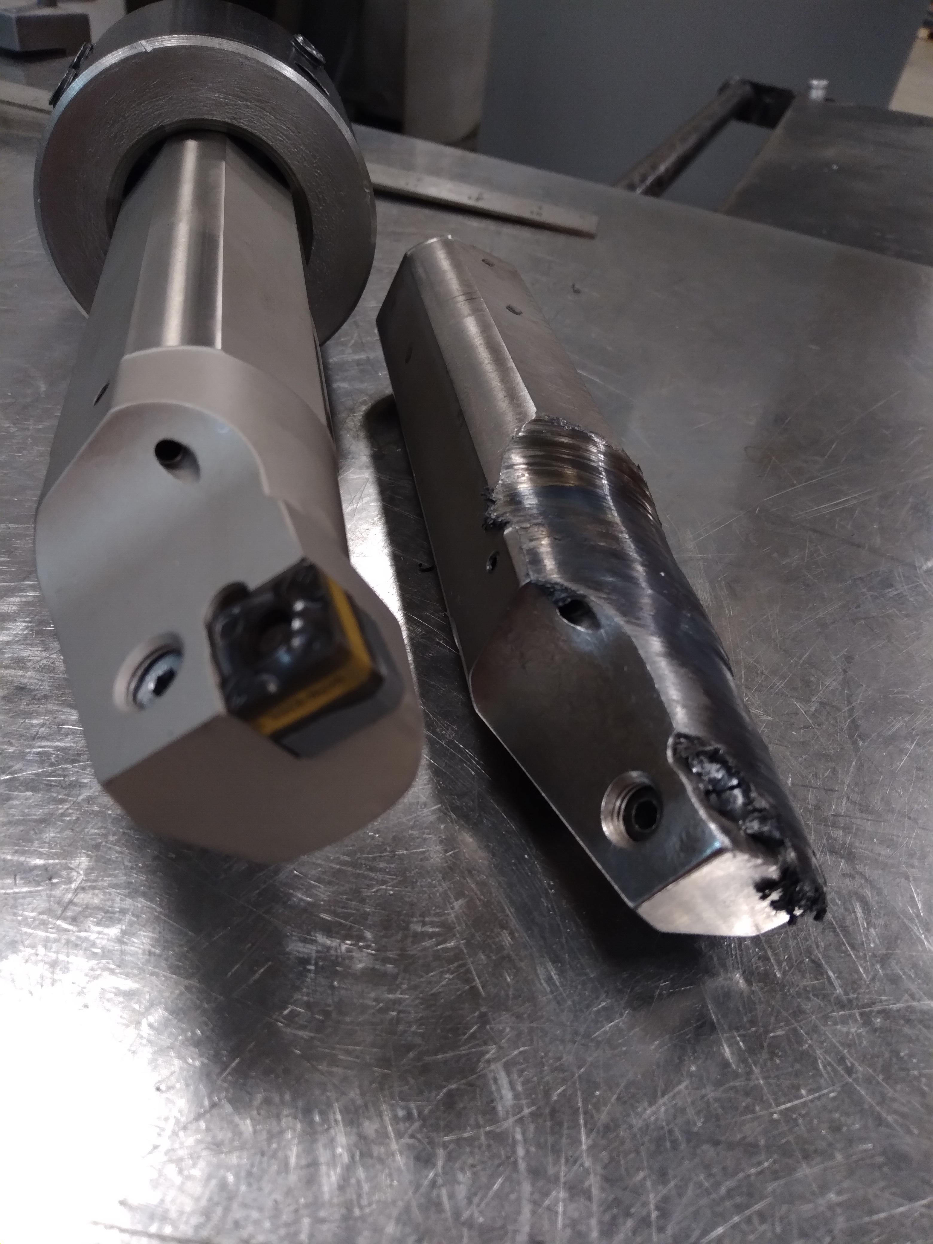 New vs Old - 1.5" Iscar BB with CNMX insert. Complacency leads to Catastrophe | Scrolller