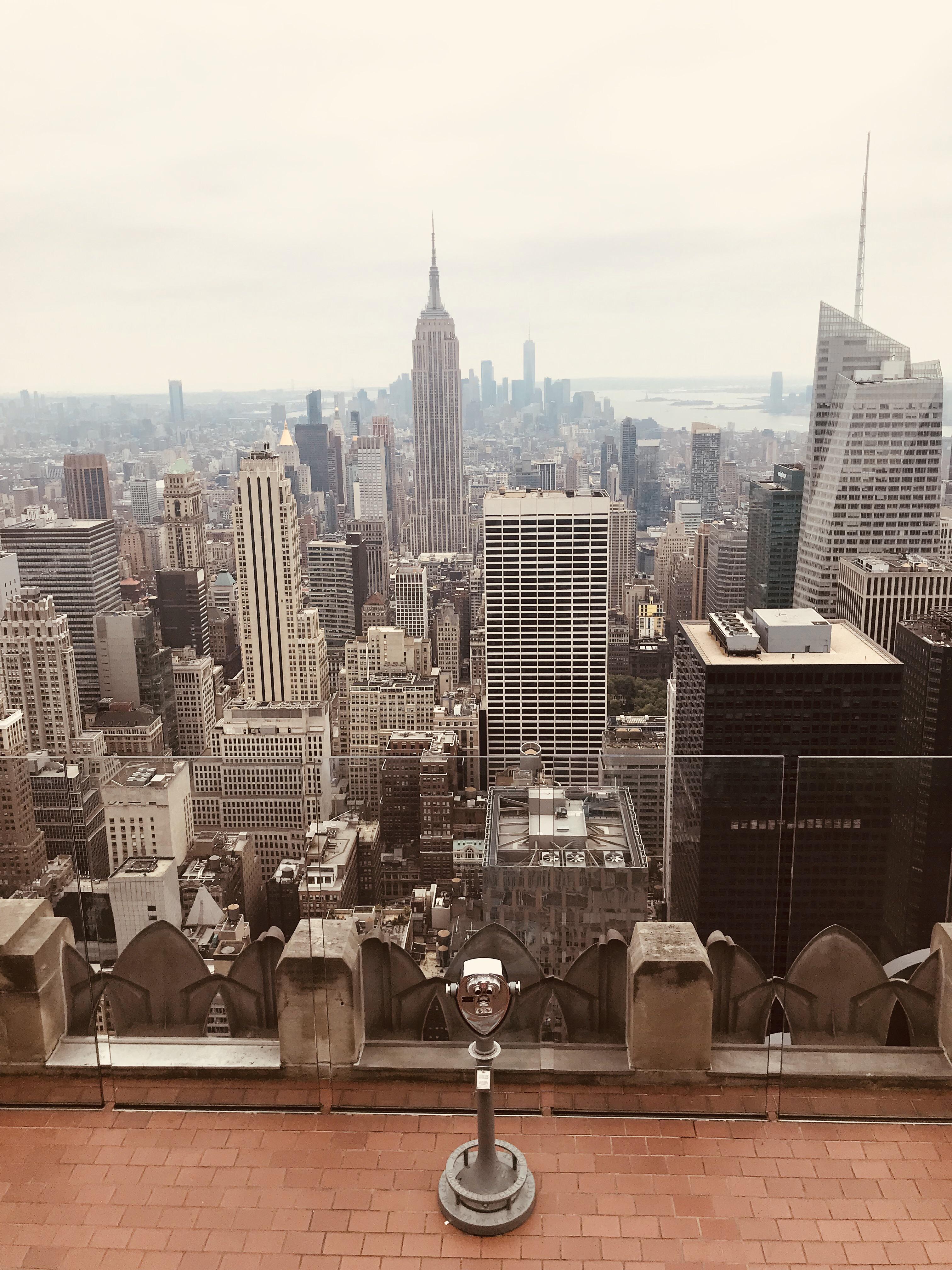 New York City from Top of the Rockefeller Center | Scrolller