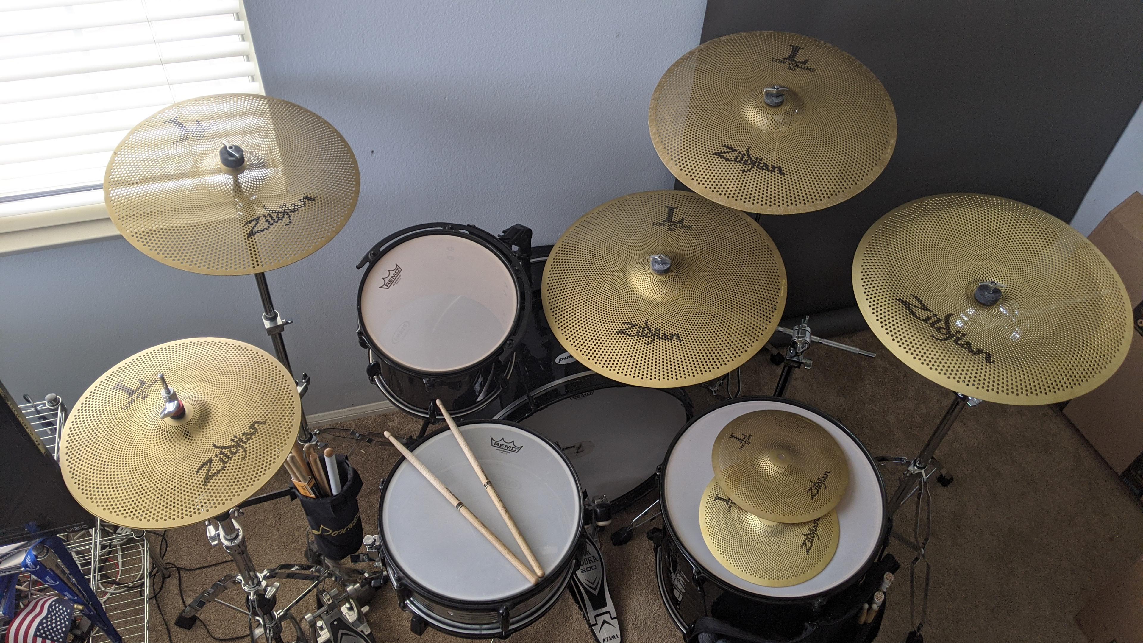 New Zildjian Low Volume Setup Almost Complete! | Scrolller