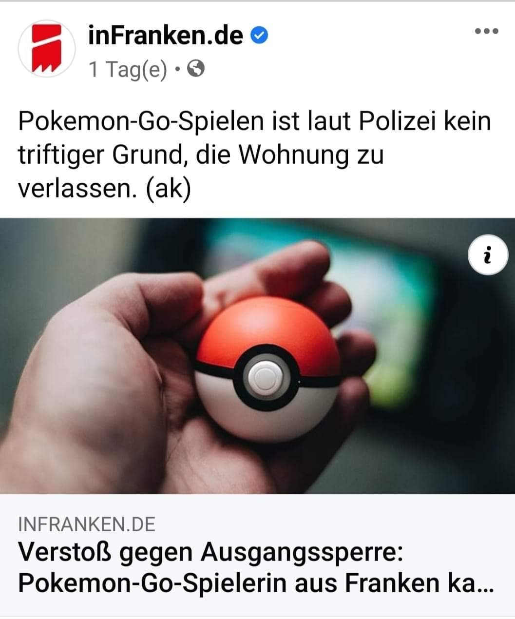 News - Police in Germany are now ticketing PoGo players for violating the Country’s lockdown ...