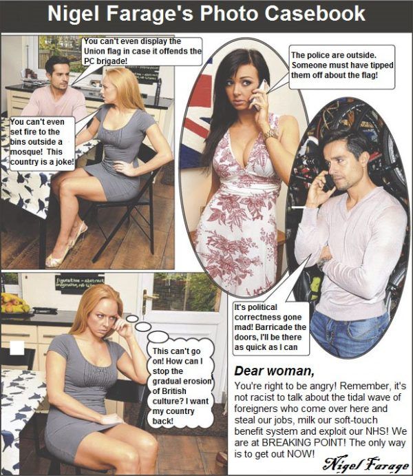 Nigel Farage’s Photo Casebook #3 - Political correctness gone mad! | Scrolller