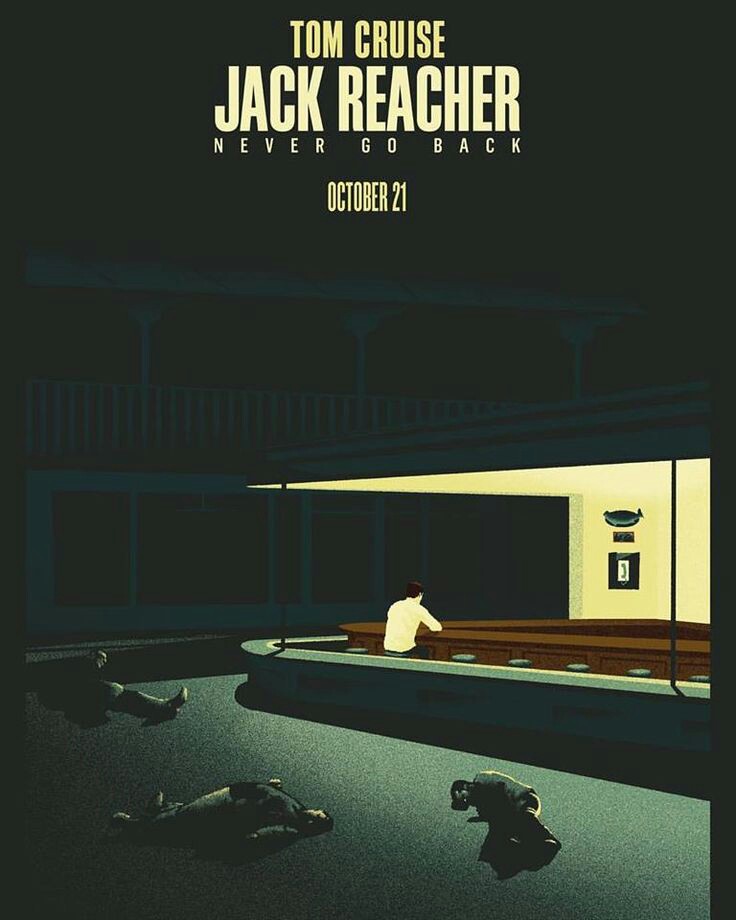 Nighthawks inspired poster by Josh Blake. | Scrolller