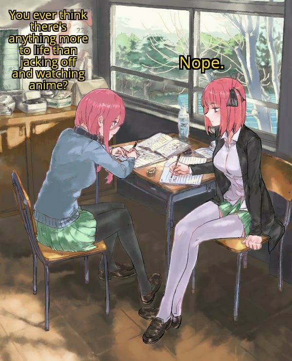 Nino and Miku being depressed | Scrolller