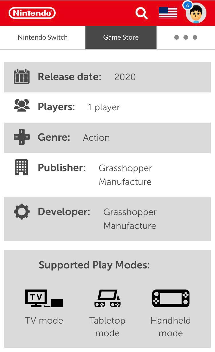 Nintendo hasn’t updated its page since The Game Awards 2019. | Scrolller