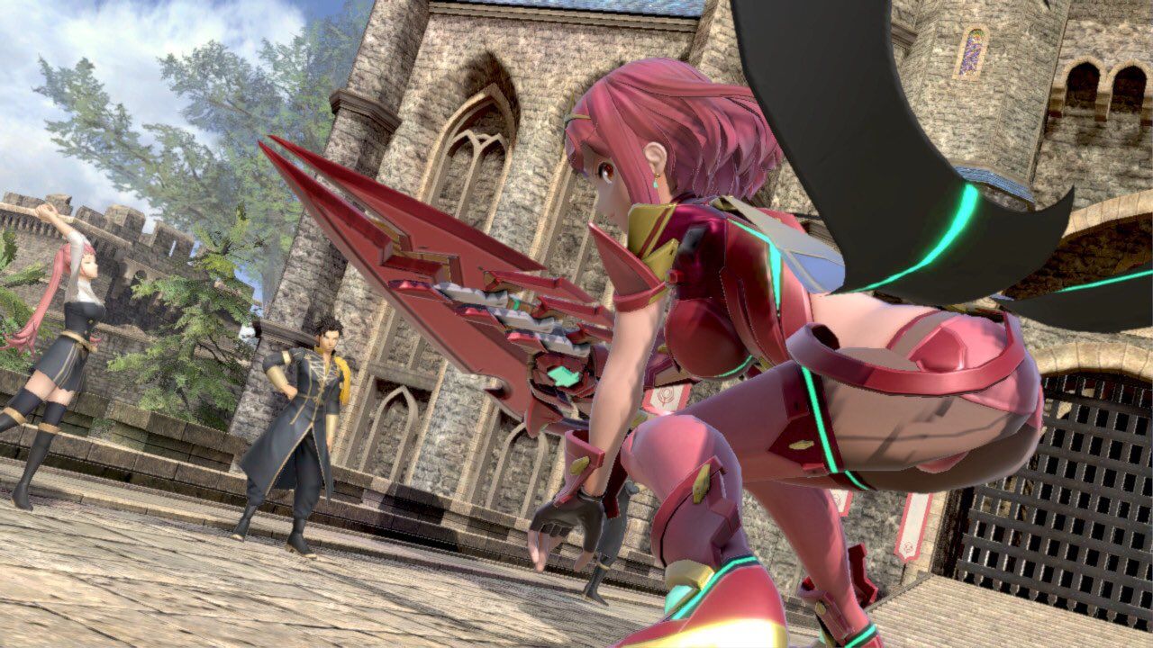 Another angle of Pyra's bulge in Smash Bros | Scrolller