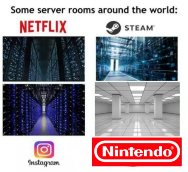 Nintendo's server room | Scrolller