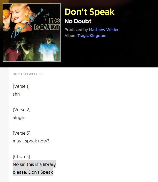 No Doubt - Don't Speak | Scrolller
