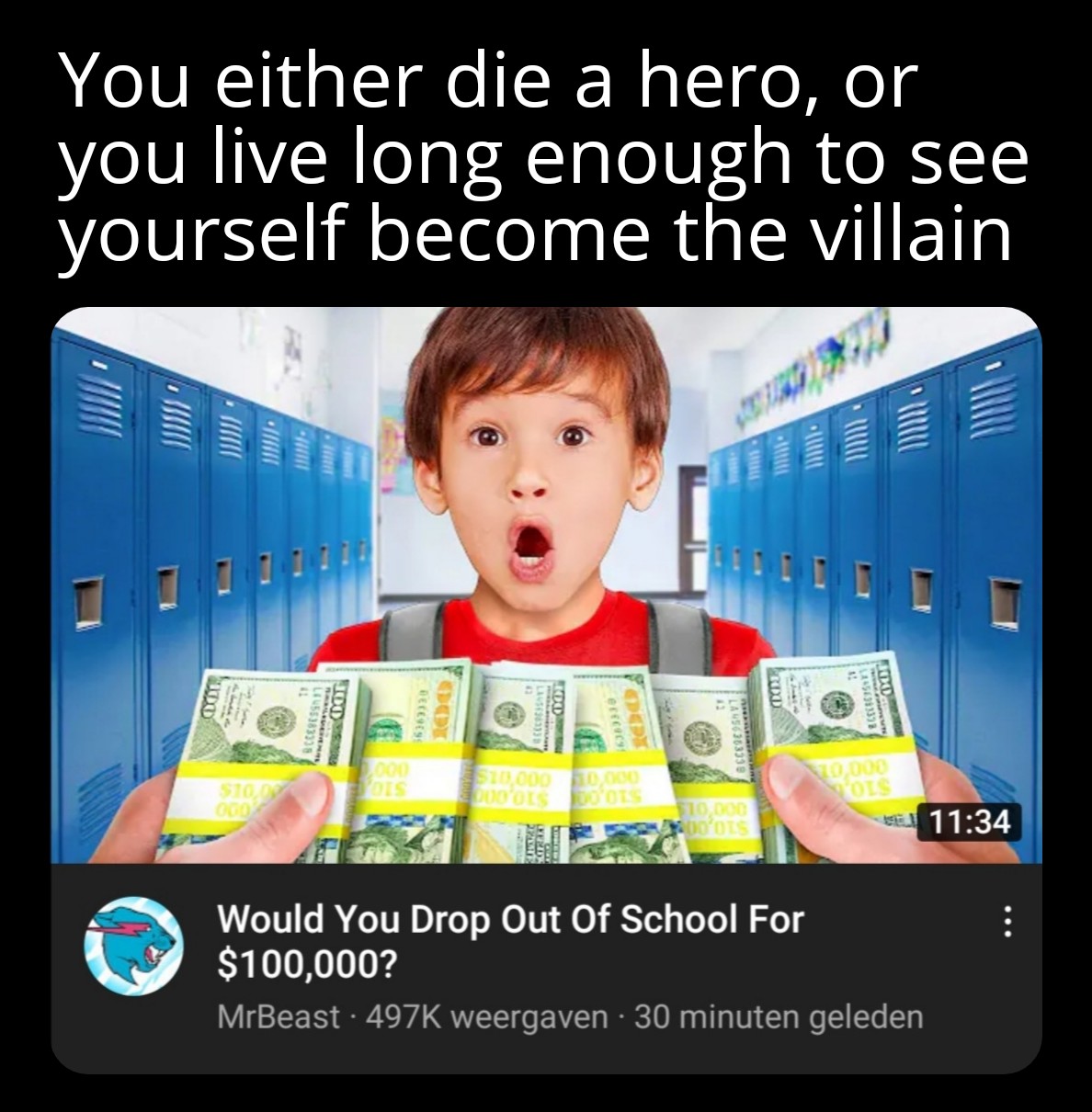 No hate to Mr beast lol | Scrolller