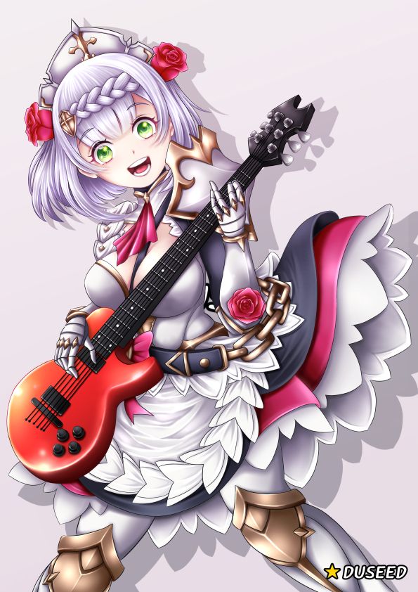 Noelle playing Guitar | Scrolller