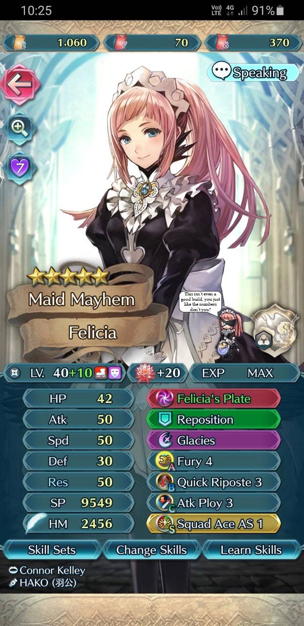 "NoHRa 2T" a mildly useless but aesthetically pleasing anti-mage Felicia build. | Scrolller