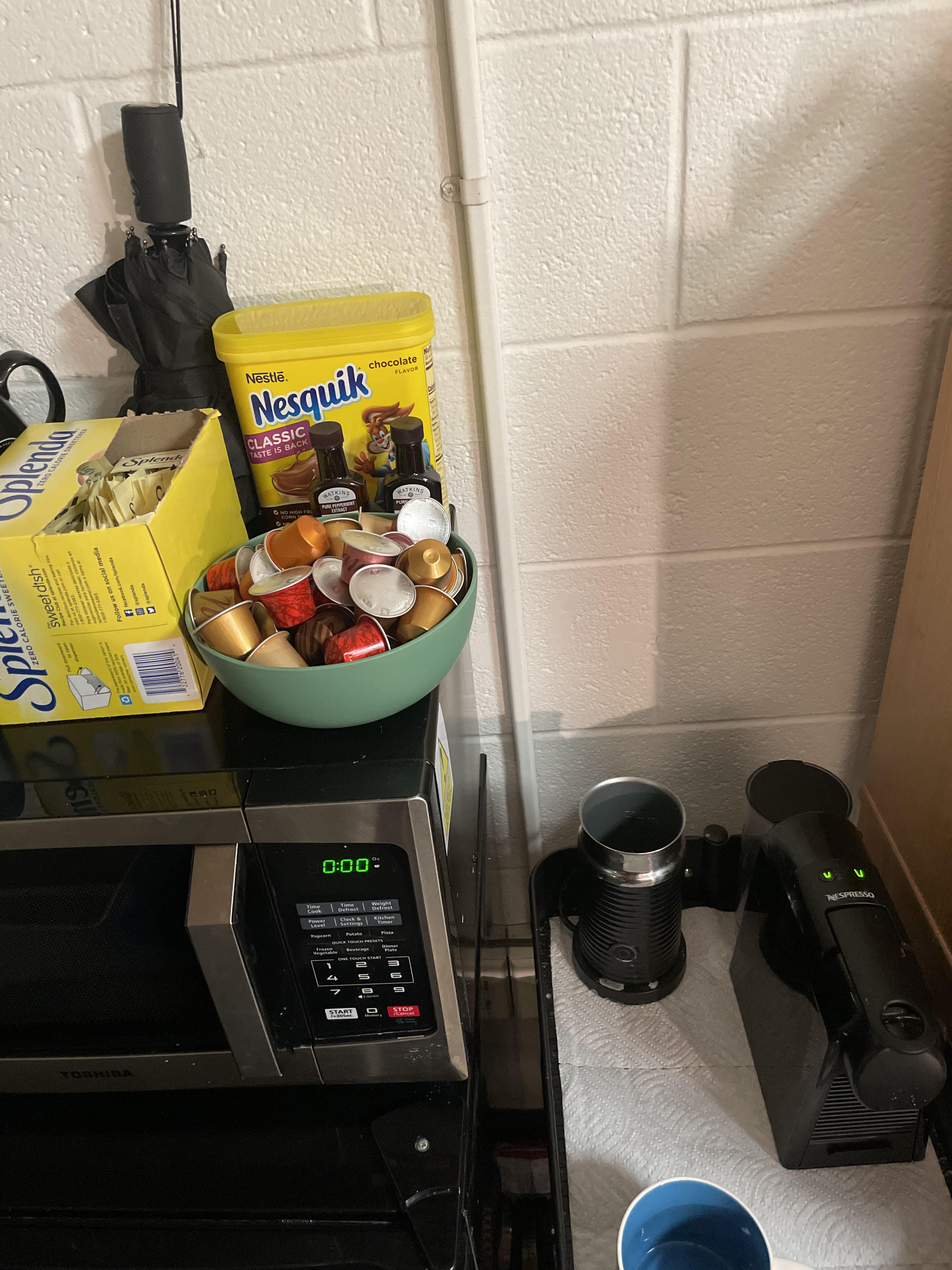 Not a fancy set up, but my favorite part of moving back into my college dorm is setting up ...