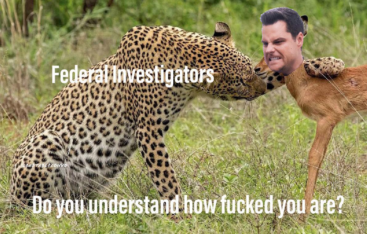 Not a good time to be Matt Gaetz | Scrolller