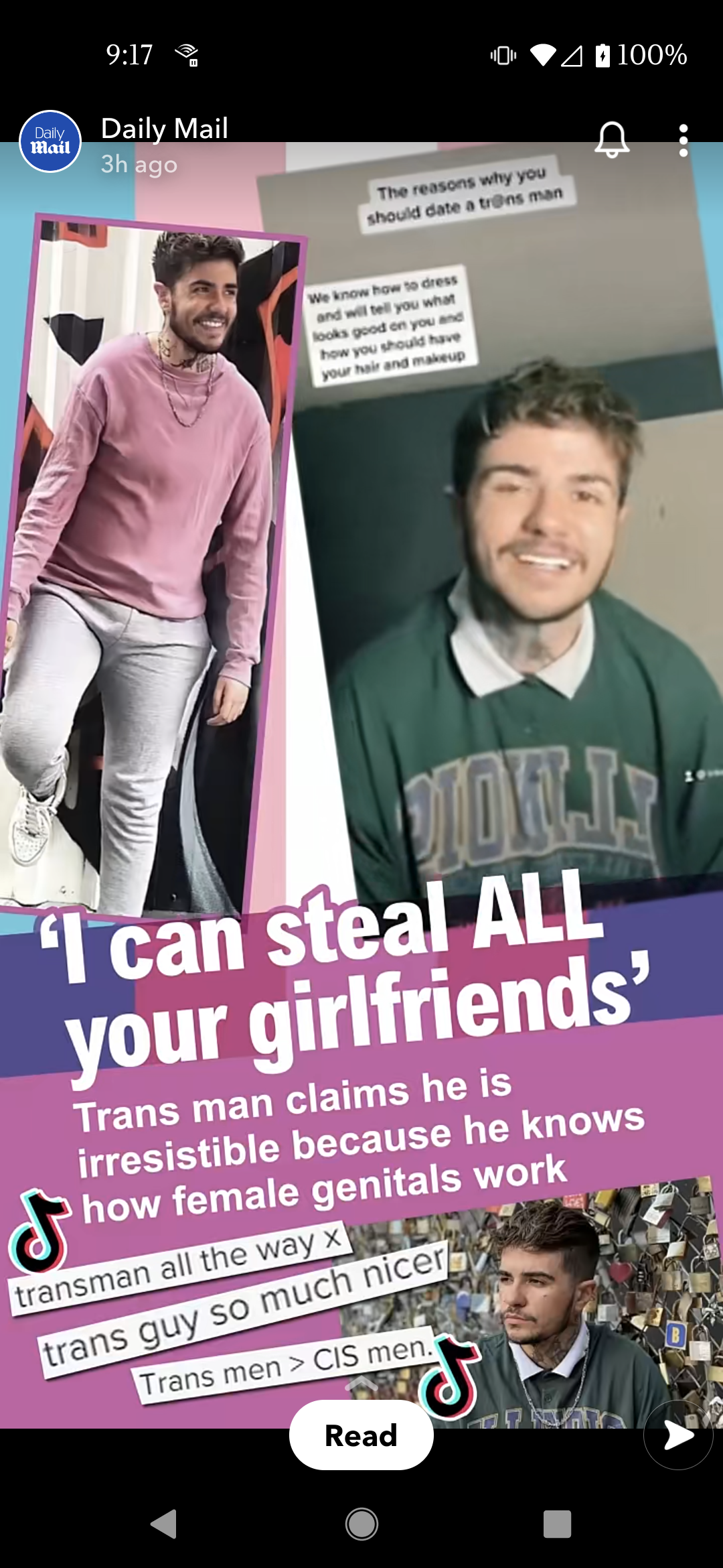 Not born with f boy mentality, proceeded to say some wierd stuff about women's genitals. | Scrolller