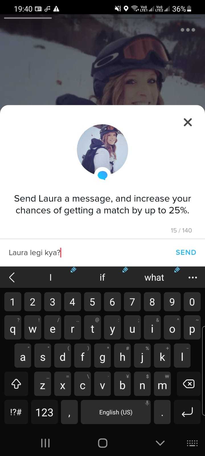 Not Indian girl but only Indians will get this joke :) Had to say it. (Warning: Profanity ...