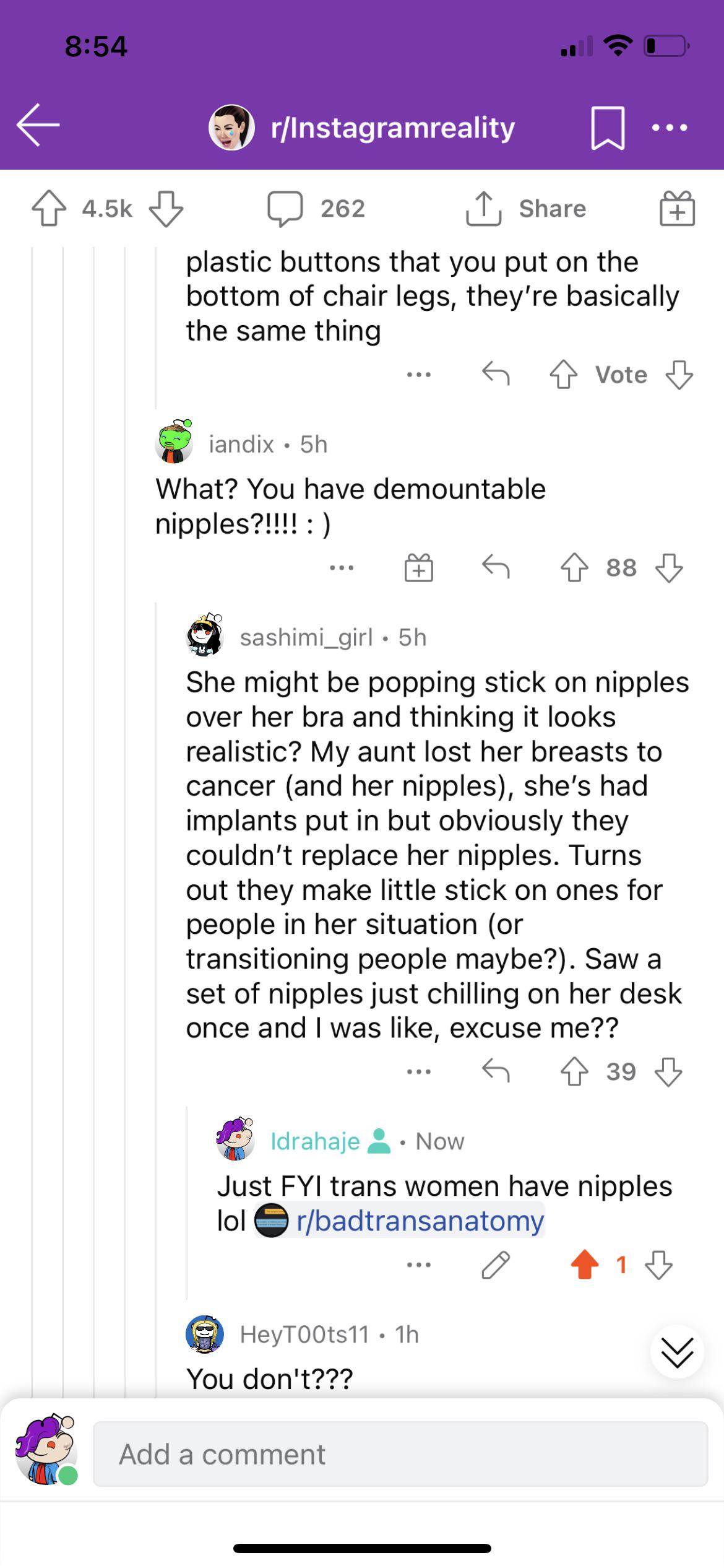 Not meant to be mean, still bad trans anatomy | Scrolller