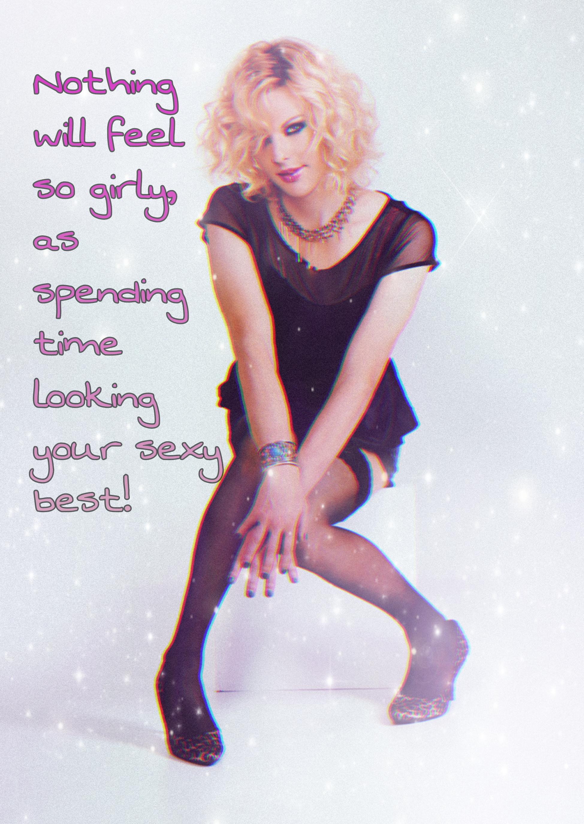 Nothing else matters, but feeling girly. | Scrolller