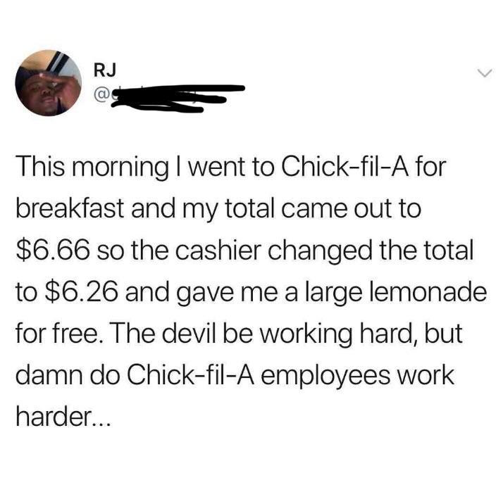 Now I want Chick-fil-A | Scrolller