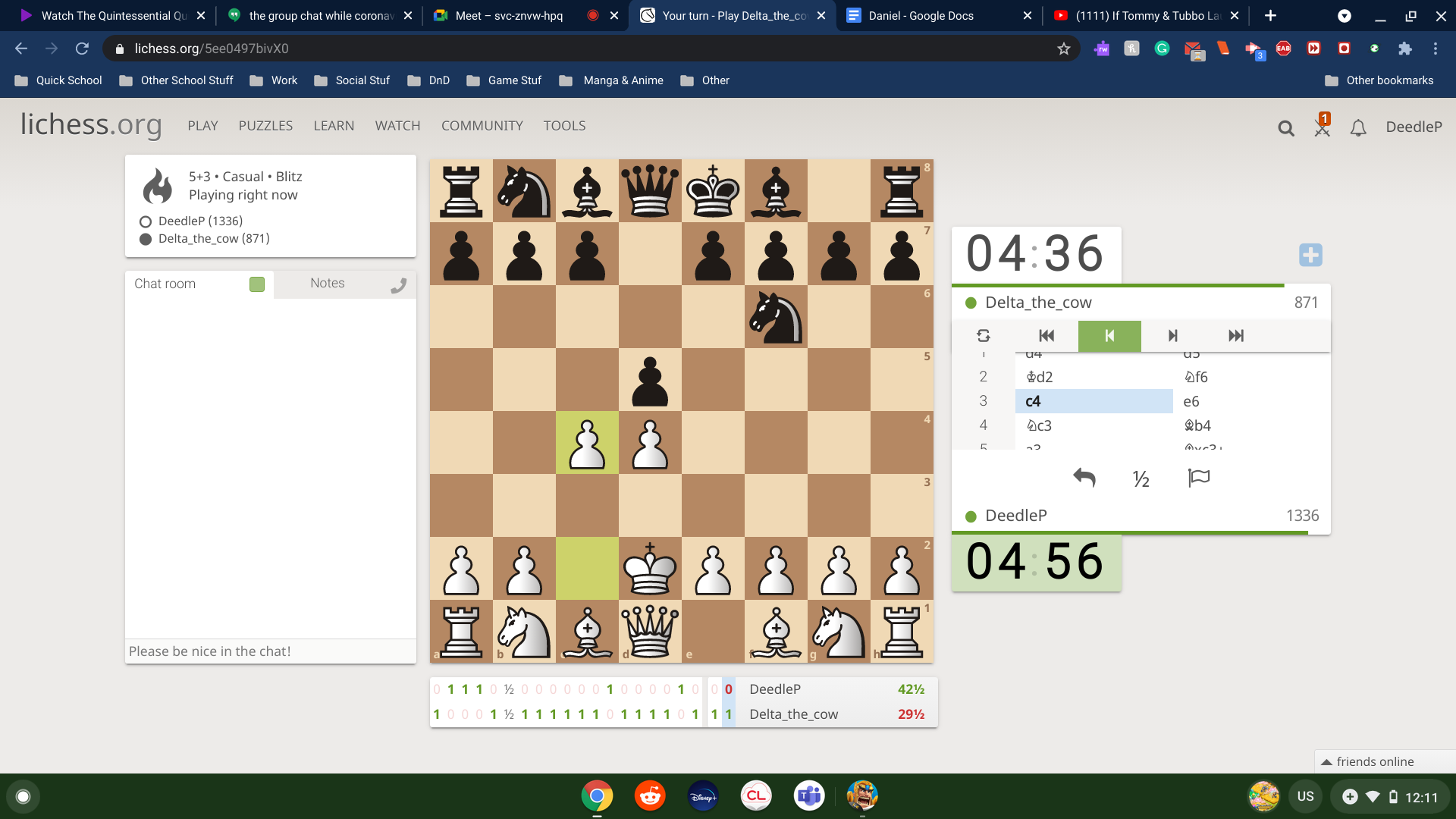 Now presenting: Queen's Gambit, Bongcloud Variation | Scrolller