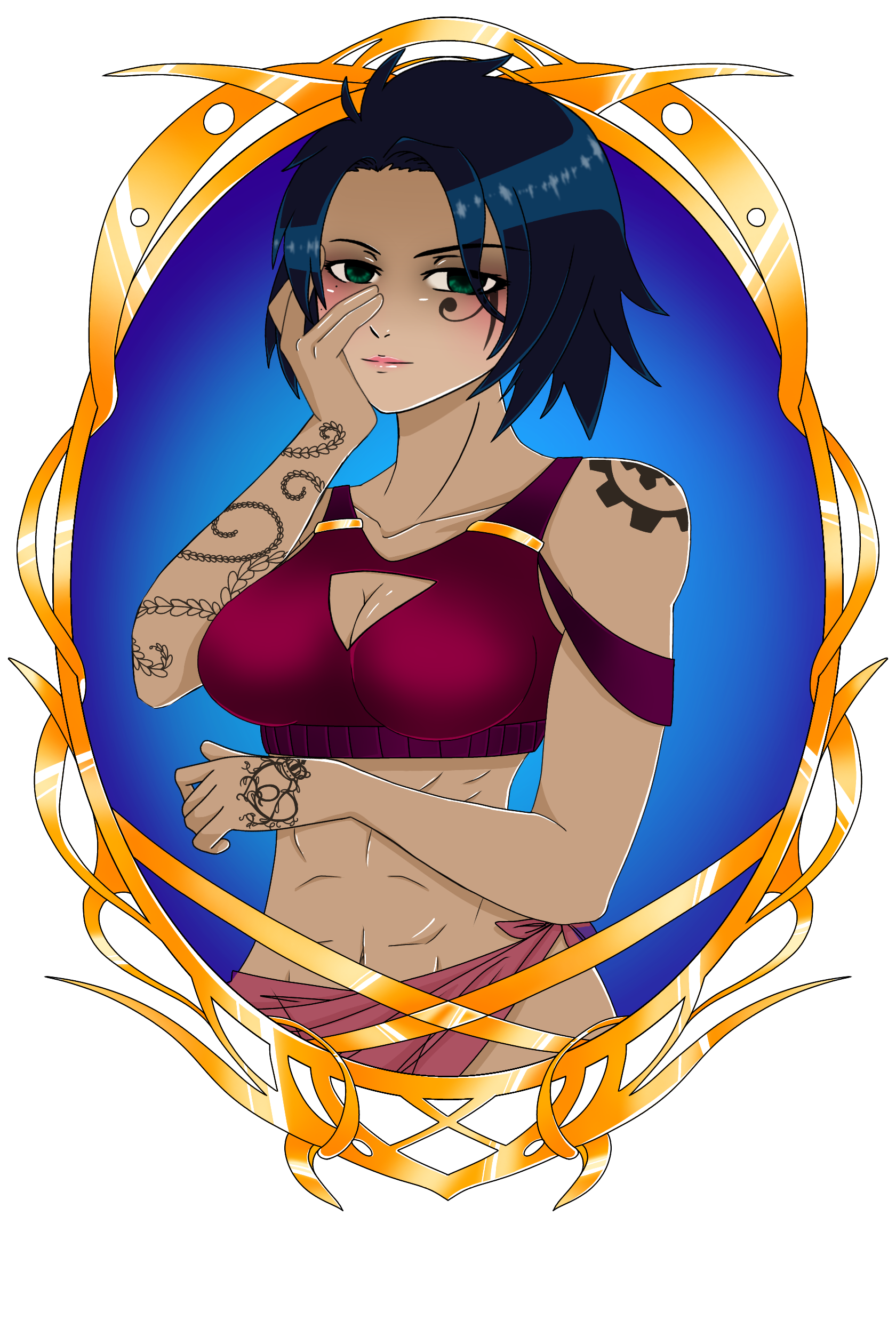 (NSFW?) Summertime! Here's Minerva ready for a beach day! (Artist Halo91) | Scrolller