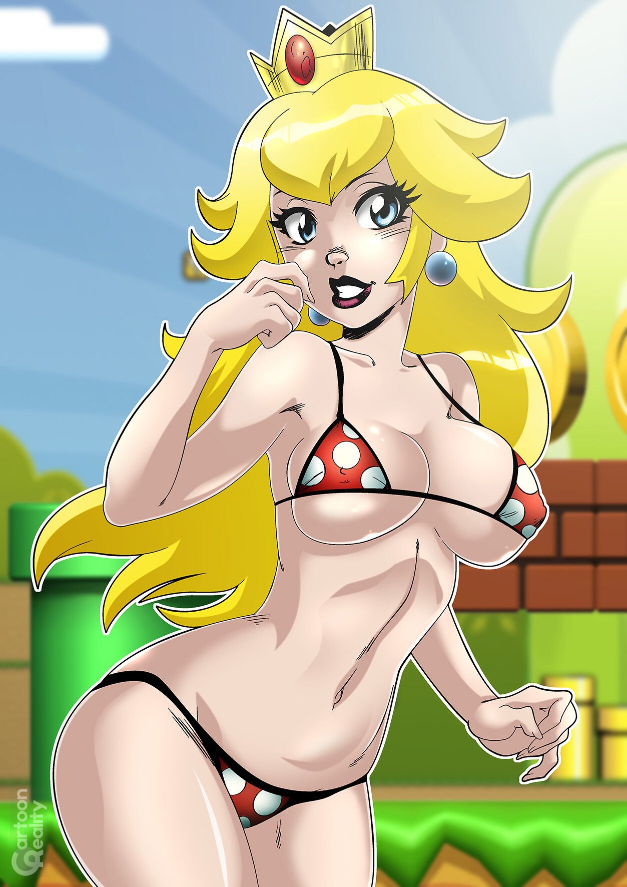 Nude Princess with peach-like booty [Mario] (Cartoon Reality) | Scrolller