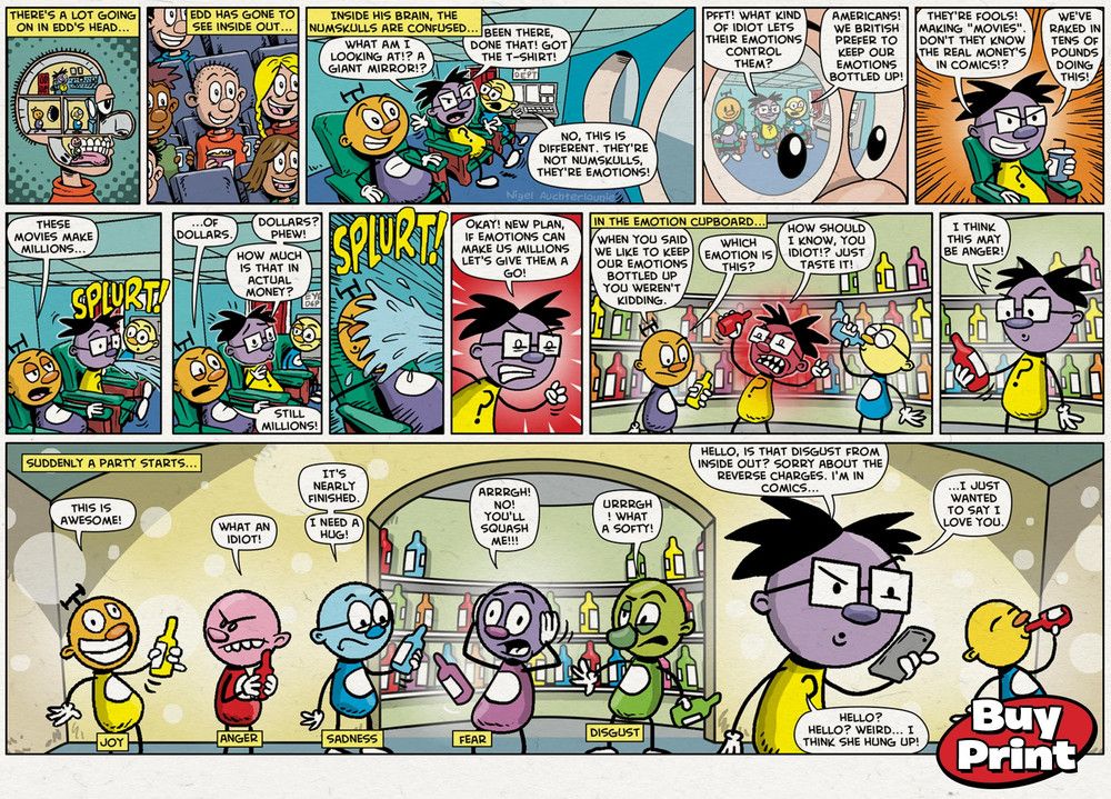 Numskulls comic referencing Inside Out | Scrolller