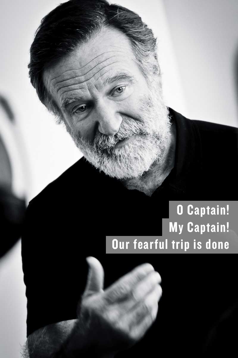 O Captain Robin Williams | Scrolller