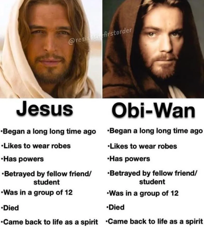 Obi-Wan is Jesus confirmed? | Scrolller