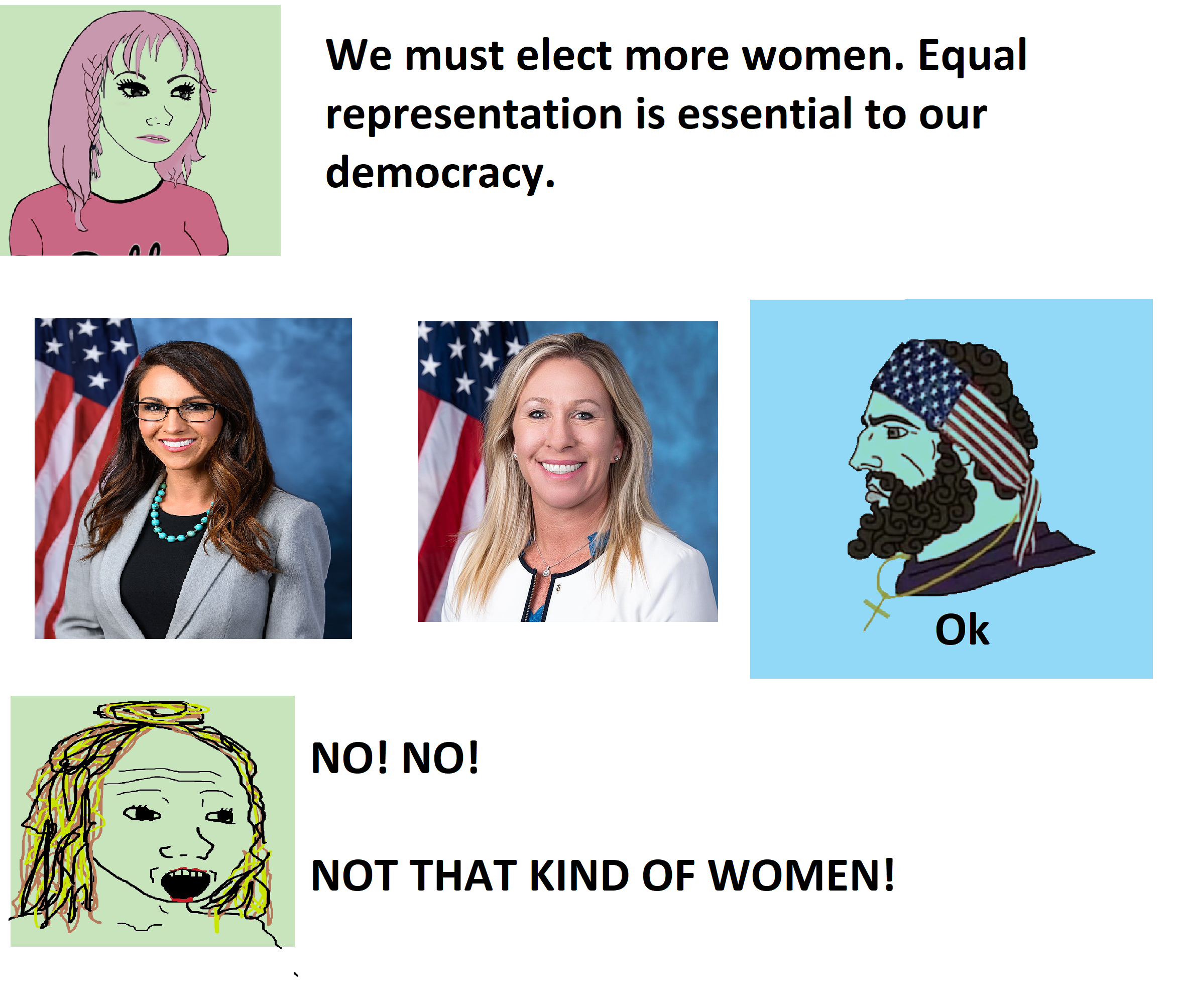 Obviously only women with correct beliefs count for feminists | Scrolller