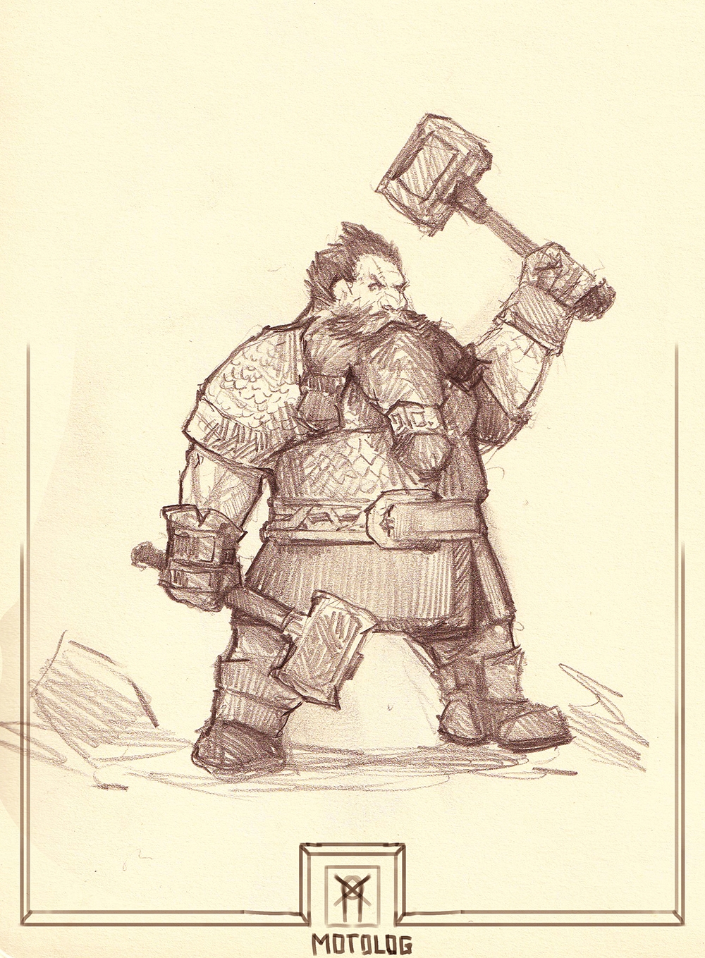 [OC] [ART] Dwarf. Darsin Skillic. | Scrolller