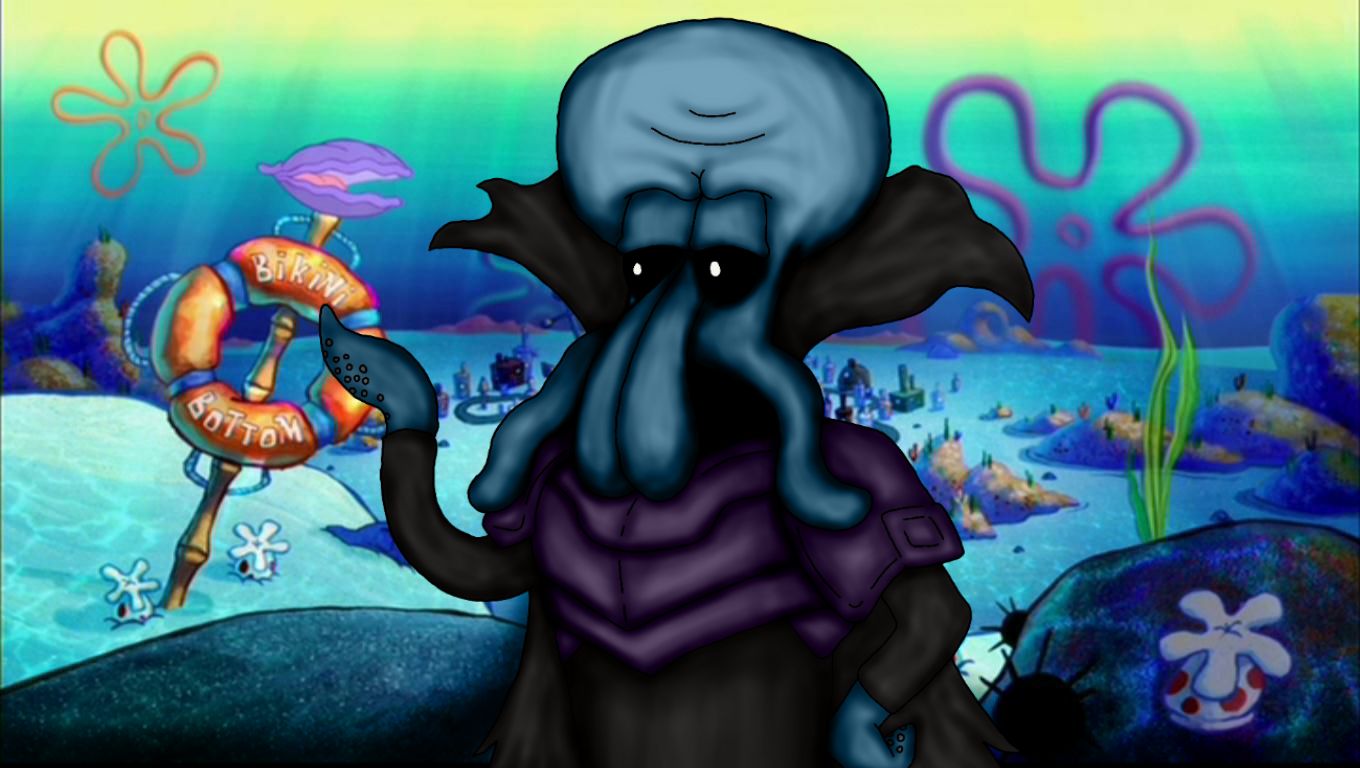 [OC] [Art] Illithid-ward (Illithid / Squidward), one more abomination for your collection ...