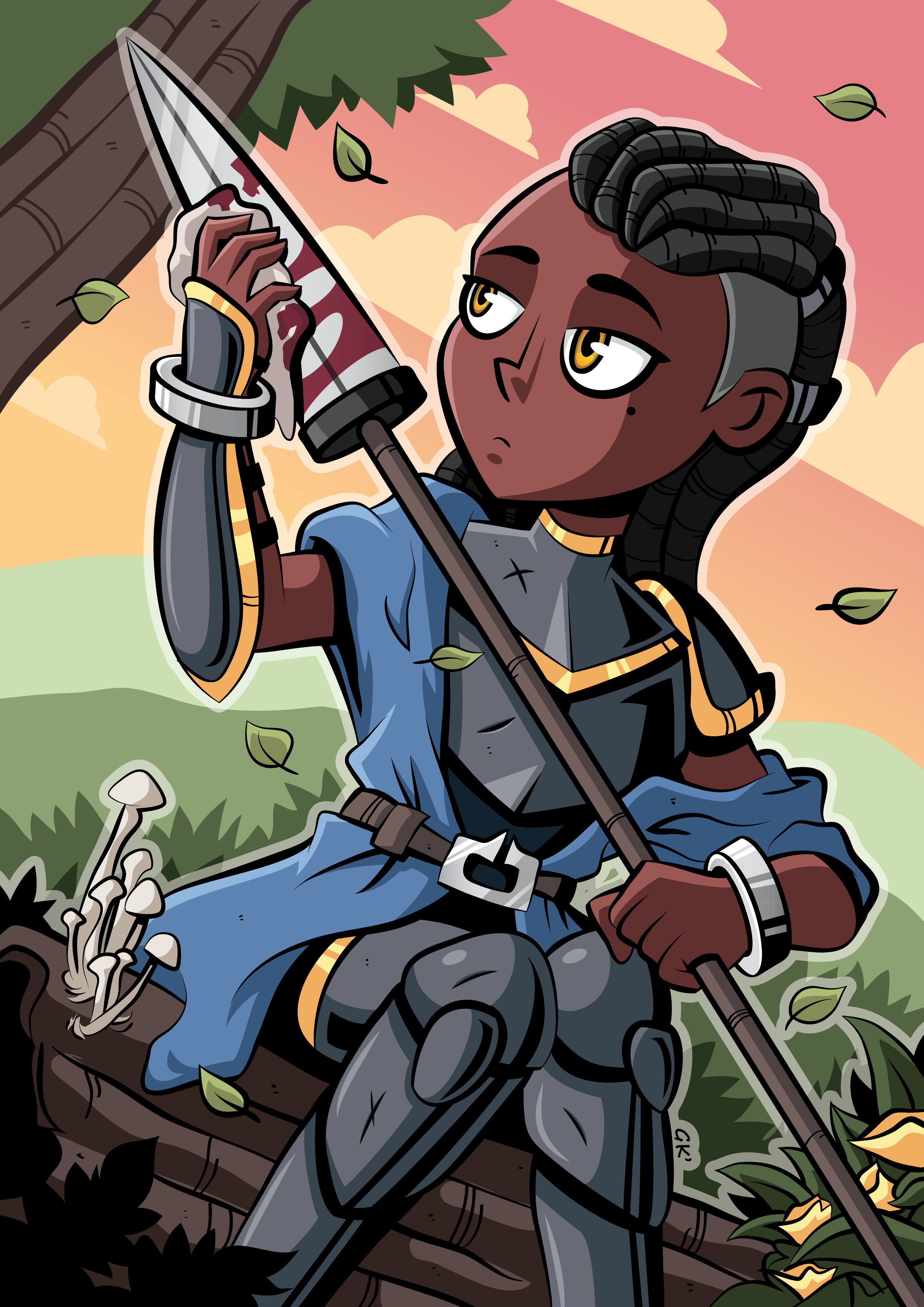 [OC] [ART] Kayla - Human Warrior | Scrolller