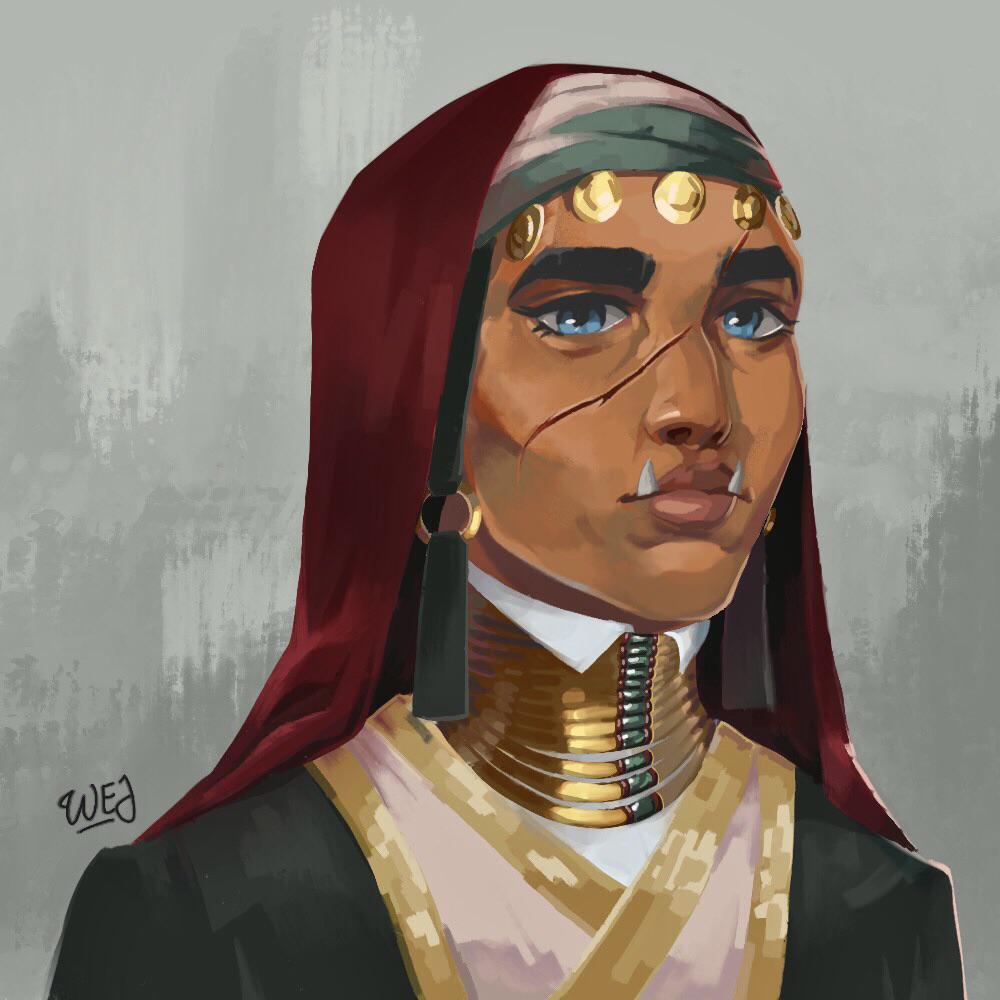 [OC][ART] my half-orc paladin amália | Scrolller