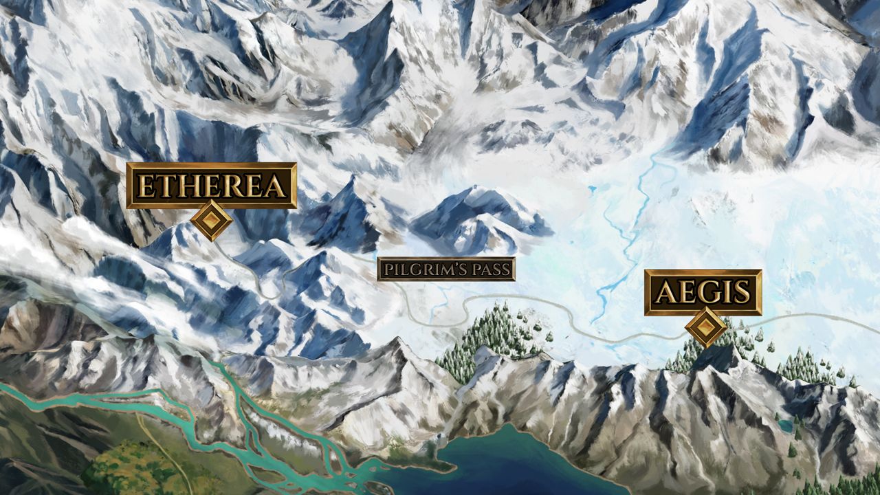 [OC][Art] ~ Region Map: The Wintry Athenaeum | Scrolller