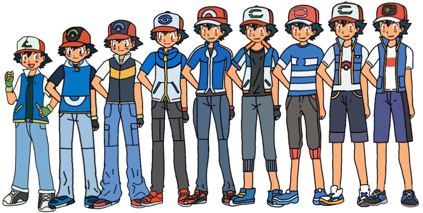 (OC) Ash Throughout the Years | Scrolller