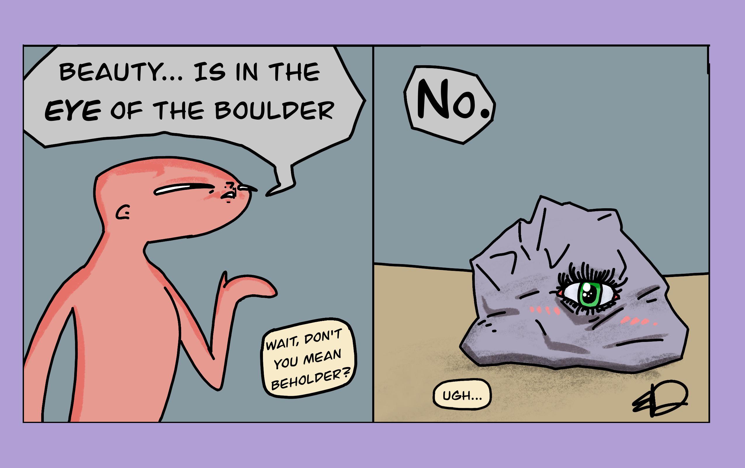 [OC] Beauty is in the eye of the boulder | Scrolller