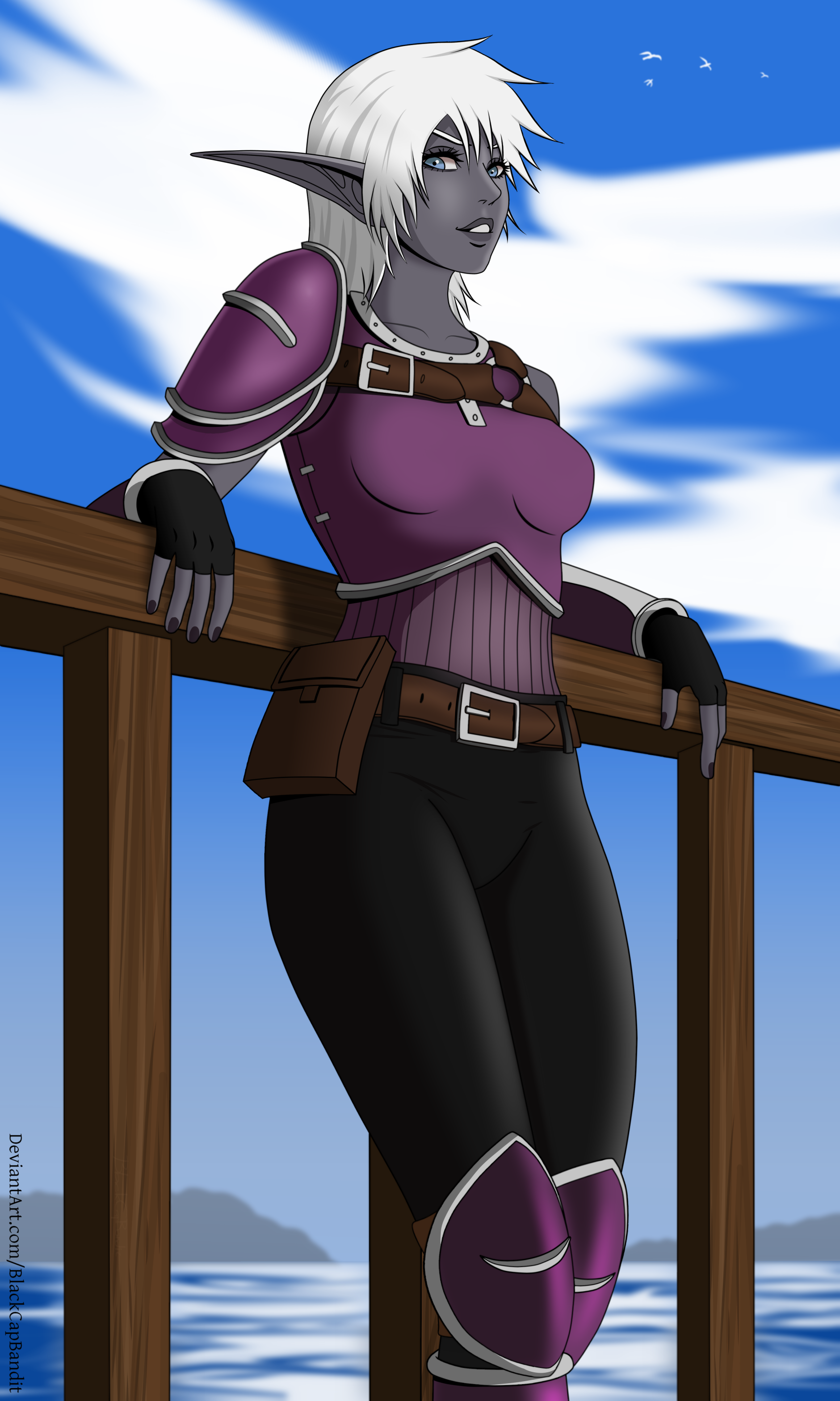 [OC] Dark elf / Aranea Duskstar | Scrolller